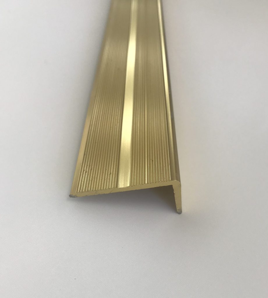 Matwell Edging aluminium carpet / vinyl trim. - GJ Flooring Supplies